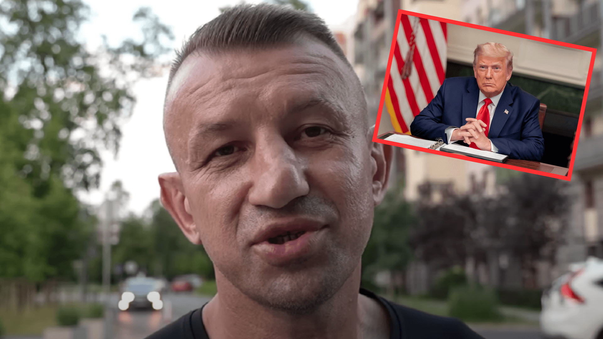 Tomasz Adamek modlił się o wygraną Trumpa, a później... Szokująca scena ...