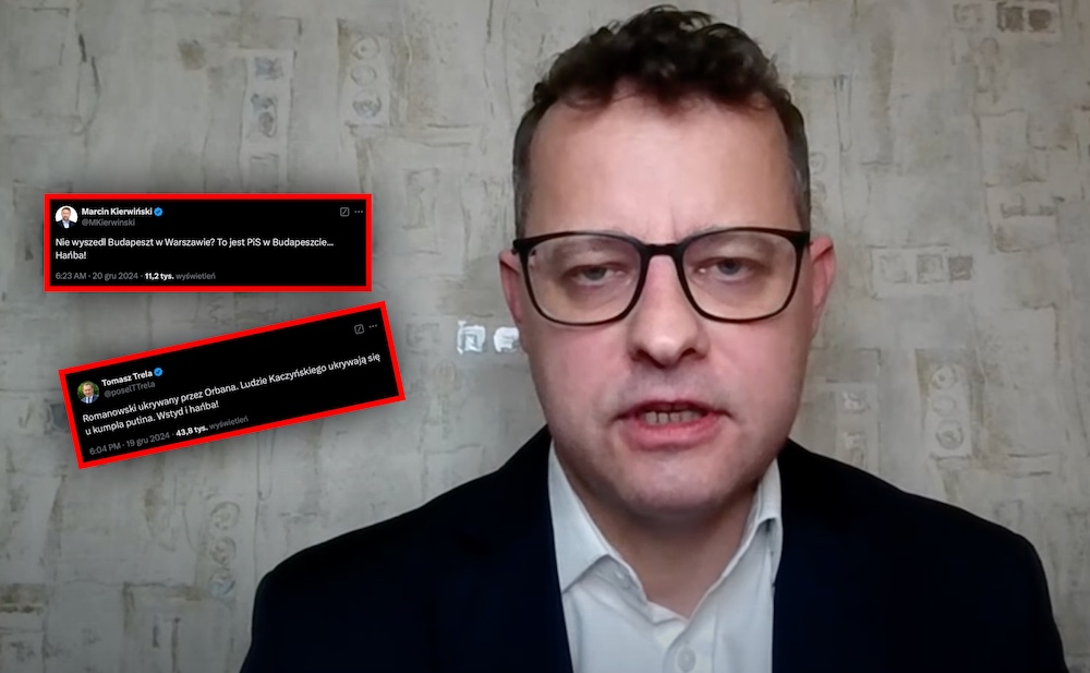 Romanowski schował się u Orbana, internet zapłonął. Ostre reakcje ...