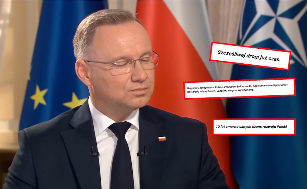 To się musiało tak skończyć! TAK Polacy żegnają Andrzeja Dudę, nie brakuje ostrych słów. „Coś ty ...