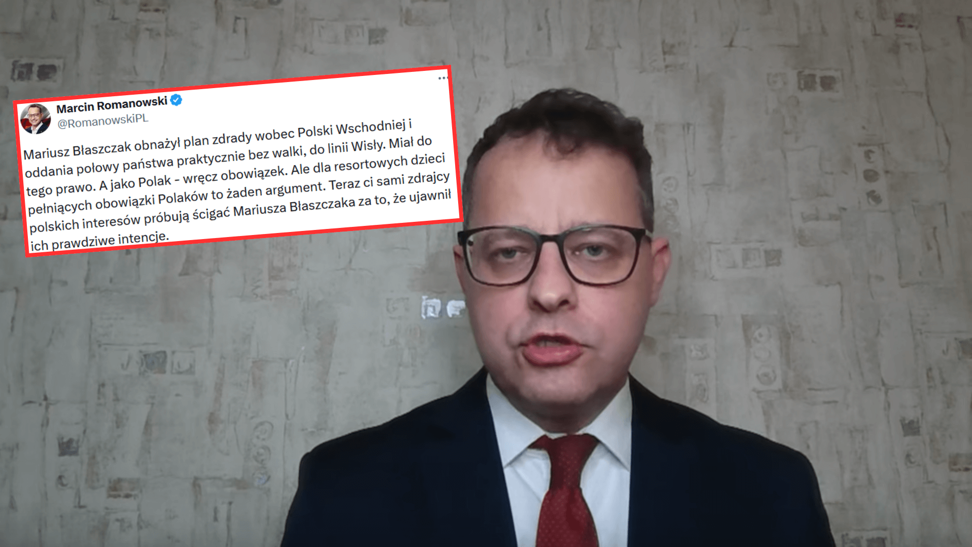 Odezwał się! Romanowski zobaczył Błaszczaka pod prokuraturą i od razu ...