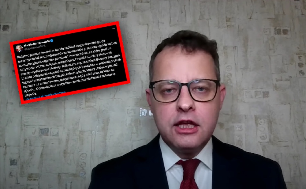 Jest i on! Romanowski usłyszał o śmierci Barbary Skrzypek, złapał za ...