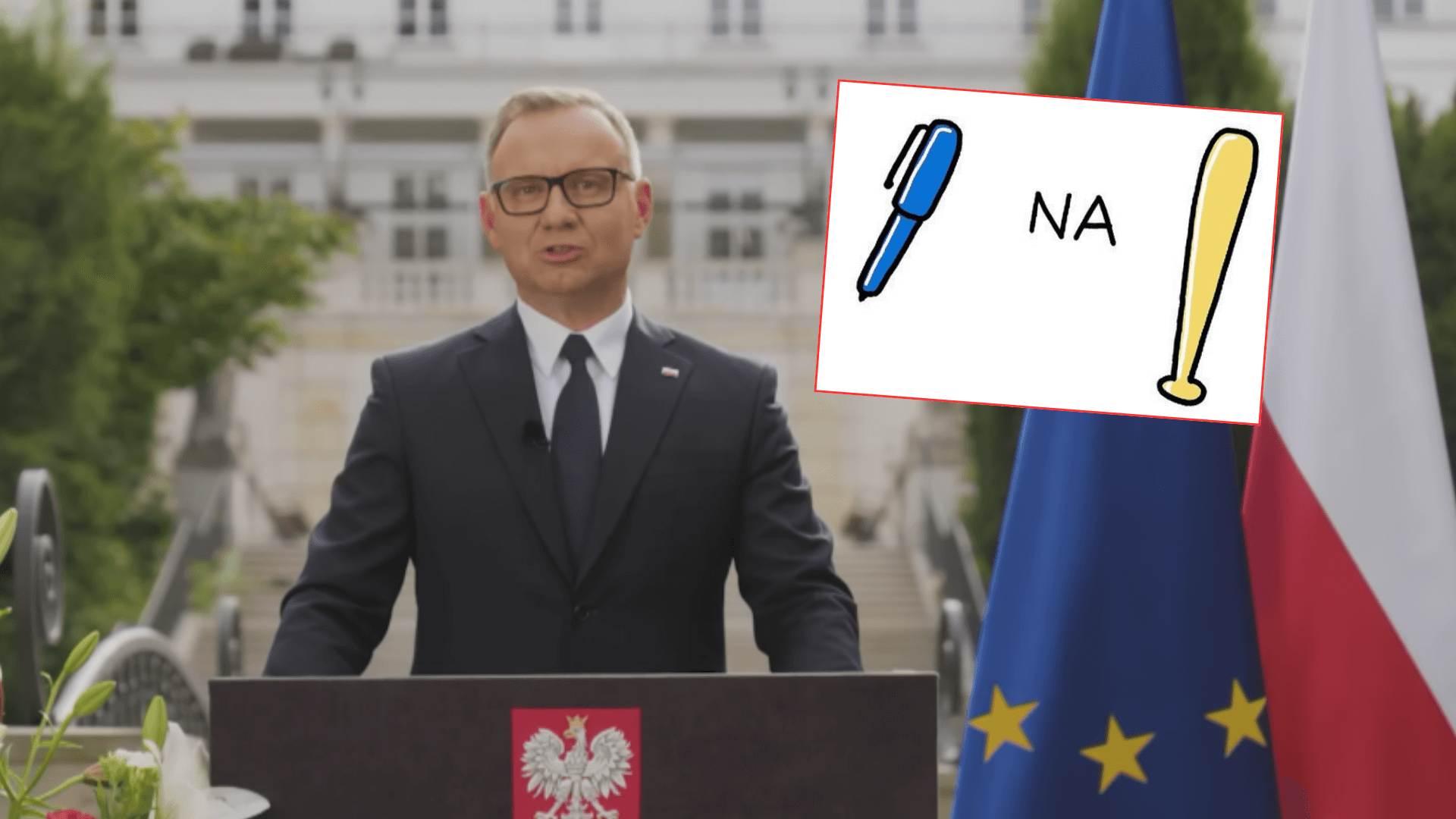 Duda zobaczył w sieci TEN żart o sobie i Nawrockim. Od razu złapał za klawiaturę. „Padłem ...
