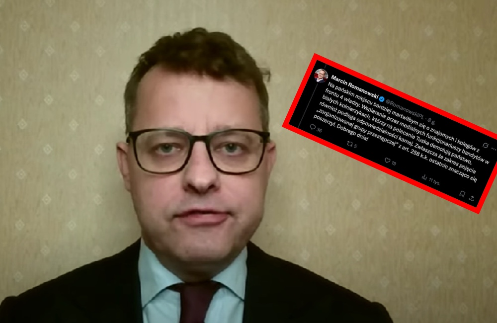 Strach się bać! Zirytowany Romanowski złapał za klawiaturę i ...